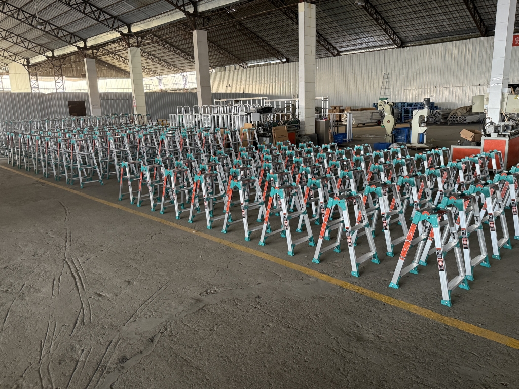 ShangShuo Ladder Step 5 Aluminum Alloy Double-Side A-Frame Folding ...